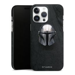 DeinDesign iPhone 14 Pro Max Handy Premium Case Smartphone Handyh&uuml;lle Schutzh&uuml;lle matt Star Wars Official Licensed Product The Mandalorian Premium Case