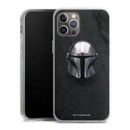 DeinDesign iPhone 12 Pro Max Handy Silikon H&uuml;lle Case transparent Handyh&uuml;lle Star Wars The Mandalorian Official Licensed Product Silikon Case