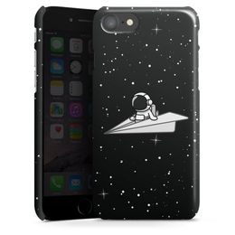 DeinDesign iPhone SE (2020) Handy Premium Case Smartphone Handyh&uuml;lle Schutzh&uuml;lle gl&auml;nzend Astronaut Comic Paper Premium Case