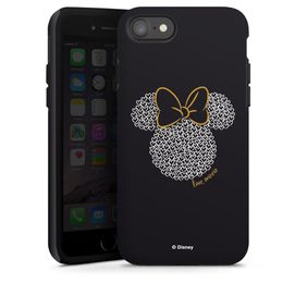 DeinDesign iPhone SE (2020) Handy Panzer Handyh&uuml;lle robuste Outdoor H&uuml;lle Schutzh&uuml;lle matt Minnie Mouse Muster Disney Tough Case