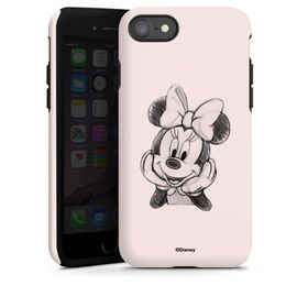 DeinDesign iPhone SE (2020) Handy Panzer Handyh&uuml;lle robuste Outdoor H&uuml;lle Schutzh&uuml;lle matt Minnie Mouse Disney Official Licensed Product Tough Case