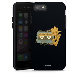 DeinDesign iPhone SE (2020) Handy Panzer Handyh&uuml;lle robuste Outdoor H&uuml;lle Schutzh&uuml;lle matt Marvel Groot Guardians Of The Galaxy Tough Case
