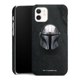 DeinDesign iPhone 12 mini Handy Premium Case Smartphone Handyh&uuml;lle Schutzh&uuml;lle matt Star Wars The Mandalorian Official Licensed Product Premium Case