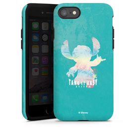 DeinDesign iPhone SE (2020) Handy Panzer Handyh&uuml;lle robuste Outdoor H&uuml;lle Schutzh&uuml;lle matt Official Licensed Product Lilo & Stitch Disney Tough Case