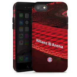 DeinDesign iPhone SE (2022) Handy Panzer Handyh&uuml;lle robuste Outdoor H&uuml;lle Schutzh&uuml;lle matt Fcb Stadium Fc Bayern M&uuml;nchen Tough Case