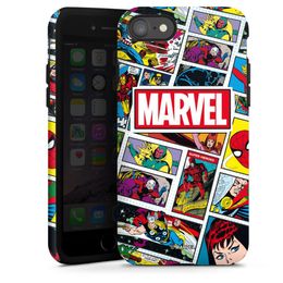 DeinDesign iPhone SE (2020) Handy Panzer Handyh&uuml;lle robuste Outdoor H&uuml;lle Schutzh&uuml;lle matt Muster Comic Marvel Tough Case