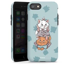 DeinDesign iPhone SE (2022) Handy Panzer Handyh&uuml;lle robuste Outdoor H&uuml;lle Schutzh&uuml;lle matt Aristocats Cat Disney Tough Case