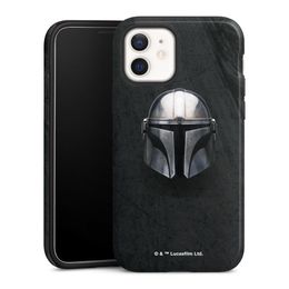 DeinDesign iPhone 12 mini Handy Panzer Handyh&uuml;lle robuste Outdoor H&uuml;lle Schutzh&uuml;lle gl&auml;nzend Star Wars The Mandalorian Official Licensed Product Tough Case