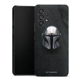 DeinDesign Galaxy A53 5G Handy Premium Case Smartphone Handyh&uuml;lle Schutzh&uuml;lle gl&auml;nzend The Mandalorian Official Licensed Product Star Wars Premium Case