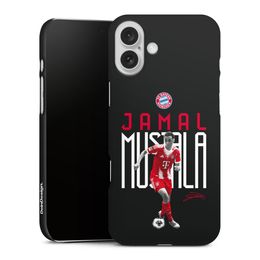 DeinDesign iPhone 16 Plus Handy Premium Case Smartphone Handyh&uuml;lle Schutzh&uuml;lle matt Fc Bayern M&uuml;nchen Jamal Musiala Official Licensed Product Premium Case