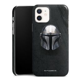 DeinDesign iPhone 12 Handy Premium Case Smartphone Handyh&uuml;lle Schutzh&uuml;lle gl&auml;nzend Star Wars The Mandalorian Official Licensed Product Premium Case