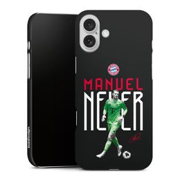 DeinDesign iPhone 16 Plus Handy Premium Case Smartphone Handyh&uuml;lle Schutzh&uuml;lle matt Manuel Neuer Fc Bayern M&uuml;nchen Official Licensed Product Premium Case