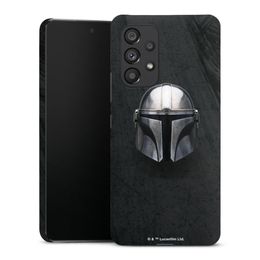 DeinDesign Galaxy A53 5G Handy Premium Case Smartphone Handyh&uuml;lle Schutzh&uuml;lle matt The Mandalorian Official Licensed Product Star Wars Premium Case