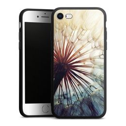 DeinDesign iPhone SE (2022) Handy Premium Silikon H&uuml;lle Handyh&uuml;lle schwarz Case Dandelion Photography Flowers Silikon Premium Case
