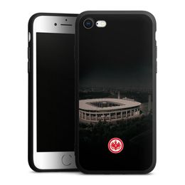 DeinDesign iPhone SE (2020) Handy Premium Silikon H&uuml;lle Handyh&uuml;lle schwarz Case Eintracht Frankfurt Official Licensed Product Stadium Silikon Premium Case