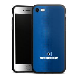 DeinDesign iPhone SE (2022) Handy Premium Silikon H&uuml;lle Handyh&uuml;lle schwarz Case Hsv Logo Official Licensed Product Silikon Premium Case