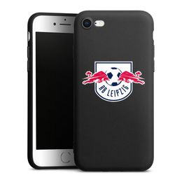 DeinDesign iPhone SE (2020) Handy Premium Silikon H&uuml;lle Handyh&uuml;lle schwarz Case Transparent Official Licensed Product Rb Leipzig Silikon Premium Case