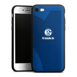 DeinDesign iPhone SE (2022) Handy Premium Silikon H&uuml;lle Handyh&uuml;lle schwarz Case Official Licensed Product Bundesliga Fc Schalke 04 Silikon Premium Case