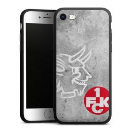 DeinDesign iPhone SE (2022) Handy Premium Silikon H&uuml;lle Handyh&uuml;lle schwarz Case 1. Fck Devil 1. Fc Kaiserslautern Silikon Premium Case
