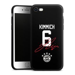 DeinDesign iPhone SE (2020) Handy Premium Silikon H&uuml;lle Handyh&uuml;lle schwarz Case Kimmich Fc Bayern M&uuml;nchen Fcb Silikon Premium Case