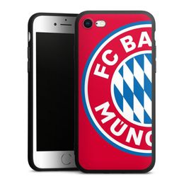 DeinDesign iPhone SE (2020) Handy Premium Silikon H&uuml;lle Handyh&uuml;lle schwarz Case Official Licensed Product Fcb Fc Bayern M&uuml;nchen Silikon Premium Case