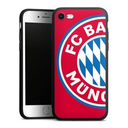 DeinDesign iPhone SE (2022) Handy Premium Silikon H&uuml;lle Handyh&uuml;lle schwarz Case Official Licensed Product Fcb Fc Bayern M&uuml;nchen Silikon Premium Case