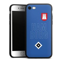 DeinDesign iPhone SE (2022) Handy Premium Silikon H&uuml;lle Handyh&uuml;lle schwarz Case Hamburger Sv Hamburg Official Licensed Product Silikon Premium Case