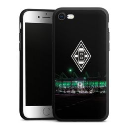 DeinDesign iPhone SE (2020) Handy Premium Silikon H&uuml;lle Handyh&uuml;lle schwarz Case Borussia M&ouml;nchengladbach Stadium Official Licensed Product Silikon Premium Case