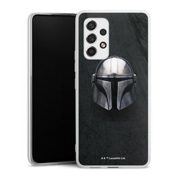 DeinDesign Galaxy A53 5G Handy Silikon H&uuml;lle Case transparent Handyh&uuml;lle The Mandalorian Official Licensed Product Star Wars Silikon Case