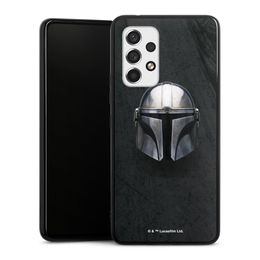 DeinDesign Galaxy A53 5G Handy Silikon H&uuml;lle Case schwarz Handyh&uuml;lle The Mandalorian Official Licensed Product Star Wars