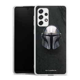 DeinDesign Galaxy A33 5G Handy Silikon H&uuml;lle Case transparent Handyh&uuml;lle The Mandalorian Official Licensed Product Star Wars Silikon Case