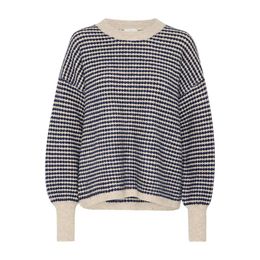 Kaffe Sweater 'KA Ellery' female Beige, Blue size S