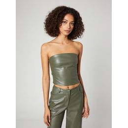 Leni Klum X ABOUT YOU Top 'Cassidy' Damen Gr&ouml;&szlig;e S khaki