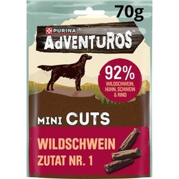 Purina Adventuros Mini CUTS Hundesnacks Wildschwein 70g
