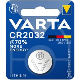 Varta Hightech-Lithium-Knopfzelle - Lithium Coin CR2032