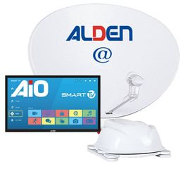 Alden Sat-Anlage AS2 80 Ultrawhite inkl. TV A.I.O Smart 19 Zoll