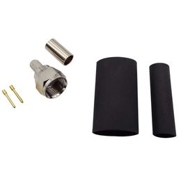 ten haaft F-Stecker Kit Telass für Koaxialkabel zu Oyster IV (Nr. 2.900.9005)