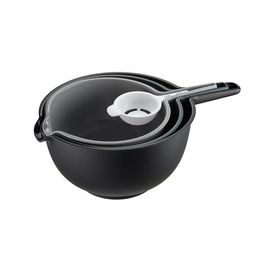 Gefu Sch&uuml;ssel-Set PREPARO 4-tlg., 1,8 l, 4 l Farbe schwarz / grau