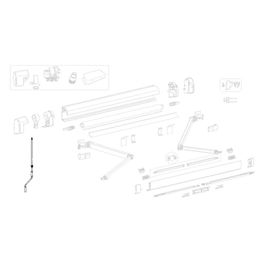 Thule Nothandkurbel f. Motor-Version f&uuml;r Omnistor 5200/6300 (Nr. 1500603195)