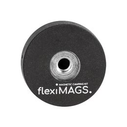 Brugger Magnet flexiMAGS-31 rund schwarz, 4er Set