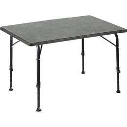 Brunner Tisch Recreo Alu 80x60, schwarz, grau