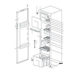 Thetford F&uuml;hrung Gem&uuml;sefach f&uuml;r K&uuml;hlschrank N3142/N4142 (Nr. 691122)