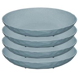 Koziol Suppenteller CLUB 22 cm blau, 4er-Set