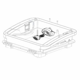 Dometic Drucktaster mit Montageteilen f&uuml;r Micro Heki (Nr. BG 4391)
