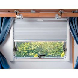 REMIS Doppel-Plisseerollo REMIflair IV creme, 126,4 x 70 cm