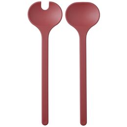 Mepal Salatbesteck Silueta 2-teilig, vivid mauve
