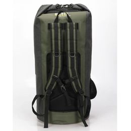 BasicNature Seesack 35 L grau-grün
