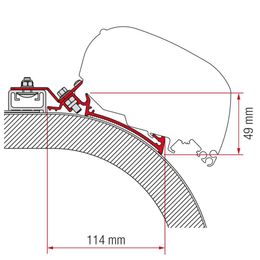 Fiamma Adapter F80/65 Rapido Distinction 400 cm