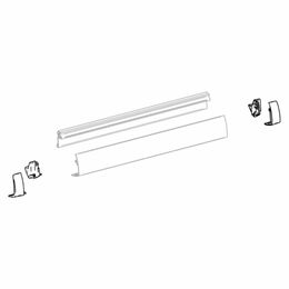 Thule Frontblendenendkappen Omnistor 5102 grau Satz rechts u. links (Nr.1500601206)