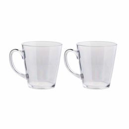 Gimex Teeglas 2er-Set, klar aus Polycarbonat